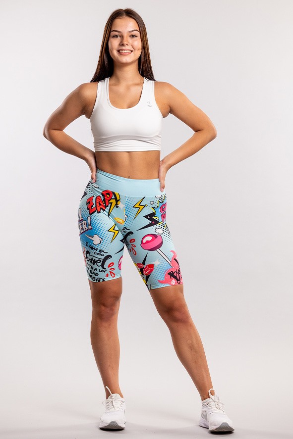 Bad Girl Biker Shorts Pikaluna